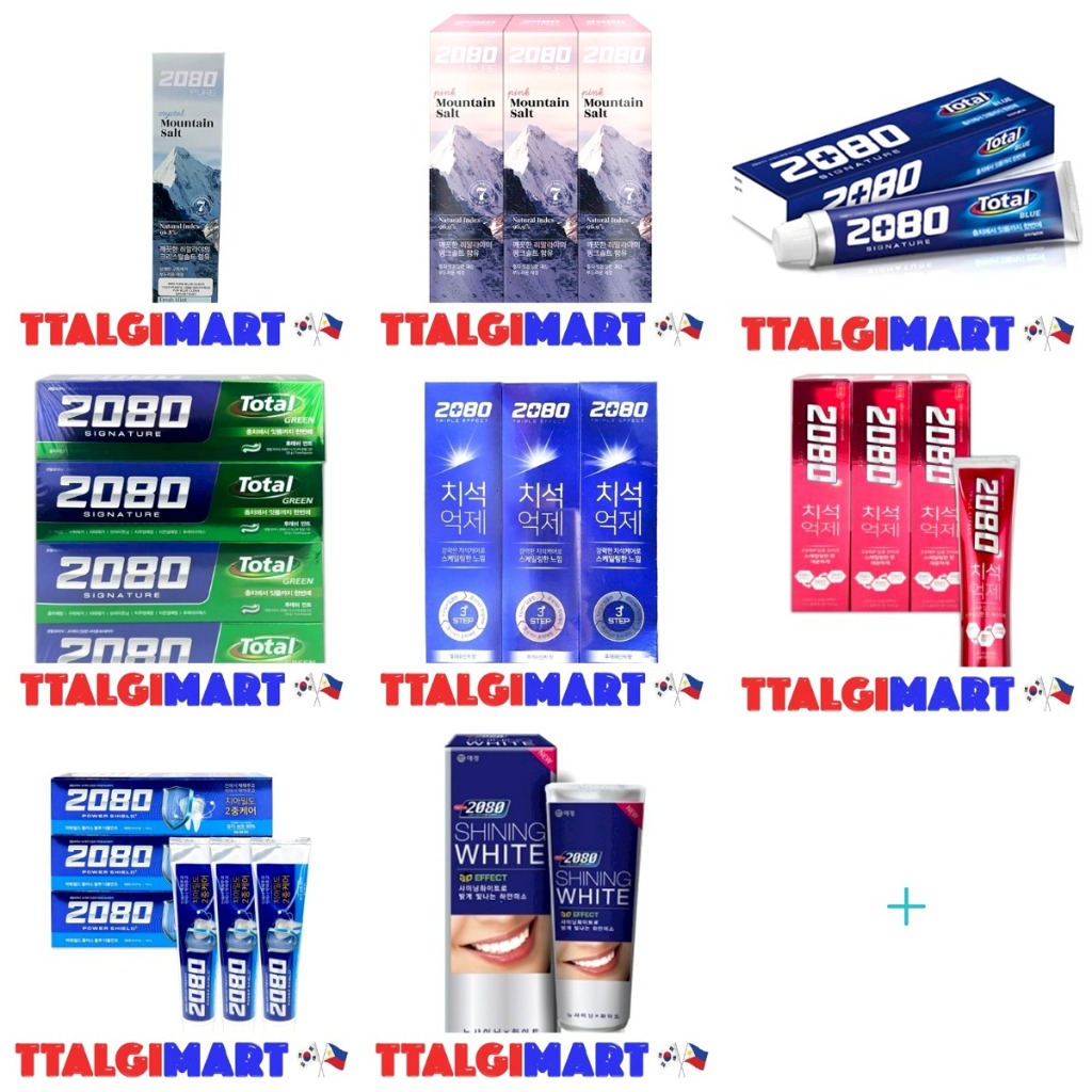 AEKYUNG 2080 KOREAN TOOTHPASTE TTALGIMART | Shopee Philippines