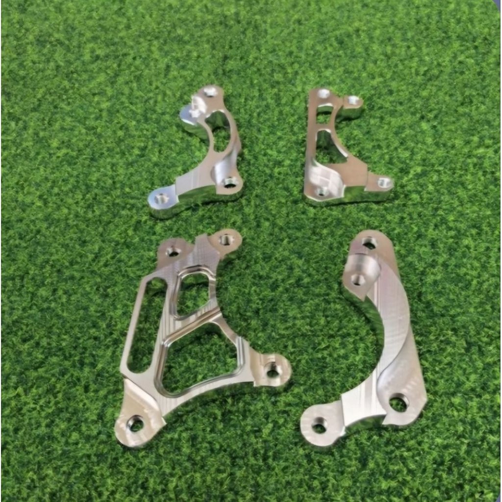 cnc bracket Only 2pot caliper 200mm 220mm 260mm 267mm Mio carb beat ...