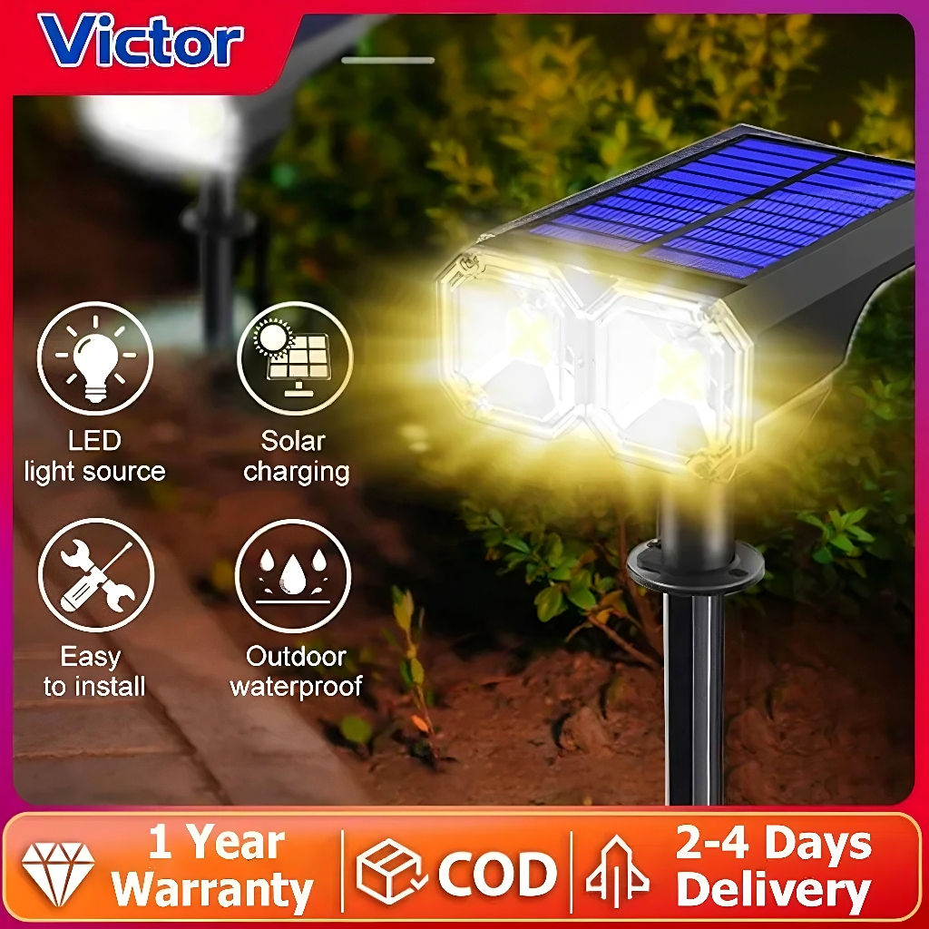 Victor Solar Lawn Light LED Wall Light IP65 Waterproof Suitable For ...