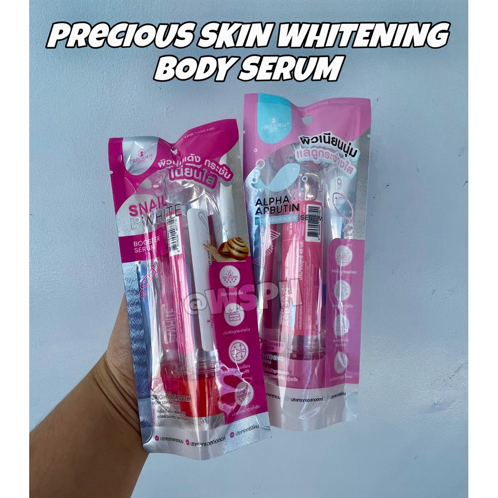 Precious Skin Alpha Arbutin & Snail White Whitening Body Serum | Shopee ...