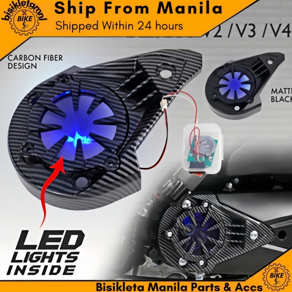 Honda Click 125i 150i Carbon Design Transparent Acrylic CVT Cover With ...