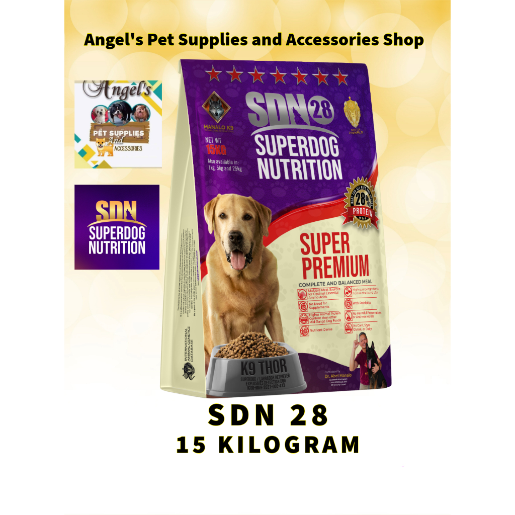 Super Dog Nutrition (SDN) 28 - (15 Kilograms) | Shopee Philippines