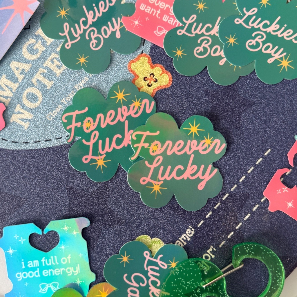 FOREVER LUCKY CLOVER STICKER | Shopee Philippines