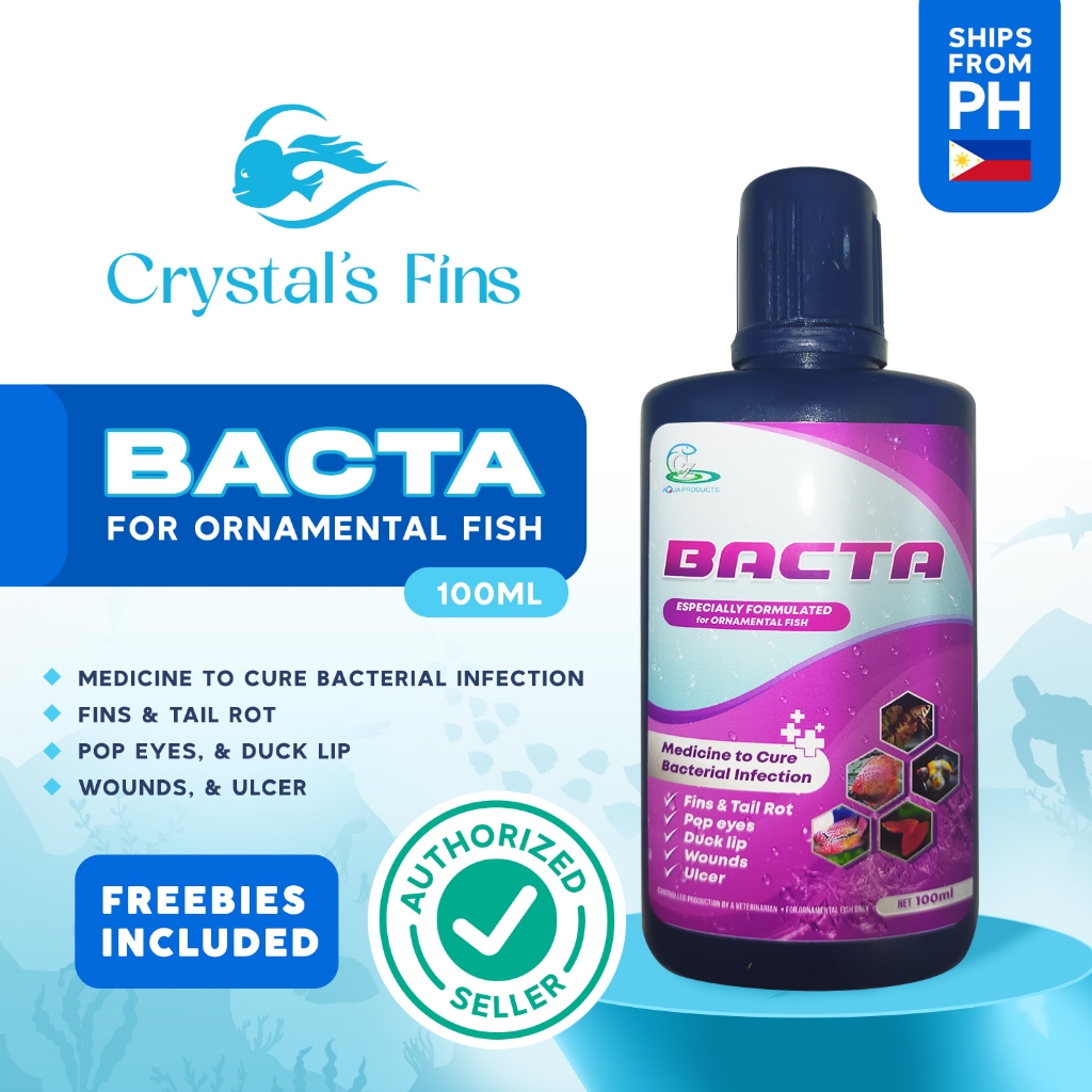 CZ AQUA PRODUCTS Bacta Fish Antibiotic - Treats Pop Eye, Fin Rot ...