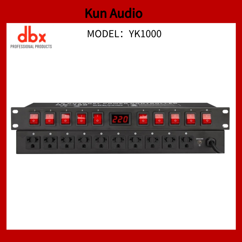 DBX YK1000 Power Switch Controller （black）S - 10 Channel Power ...
