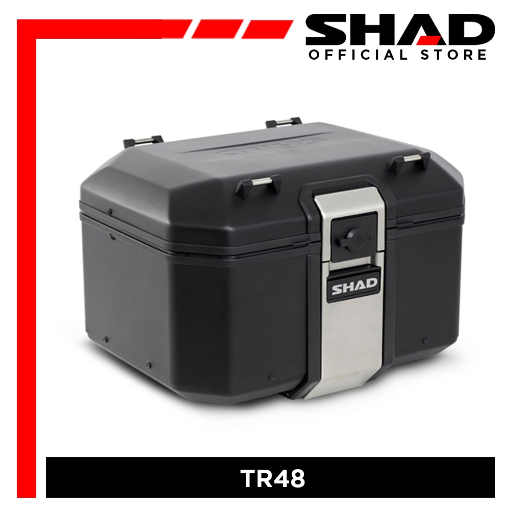 SHAD Motorcycle Terra Top Case TR48 Black Aluminum | Shopee Philippines