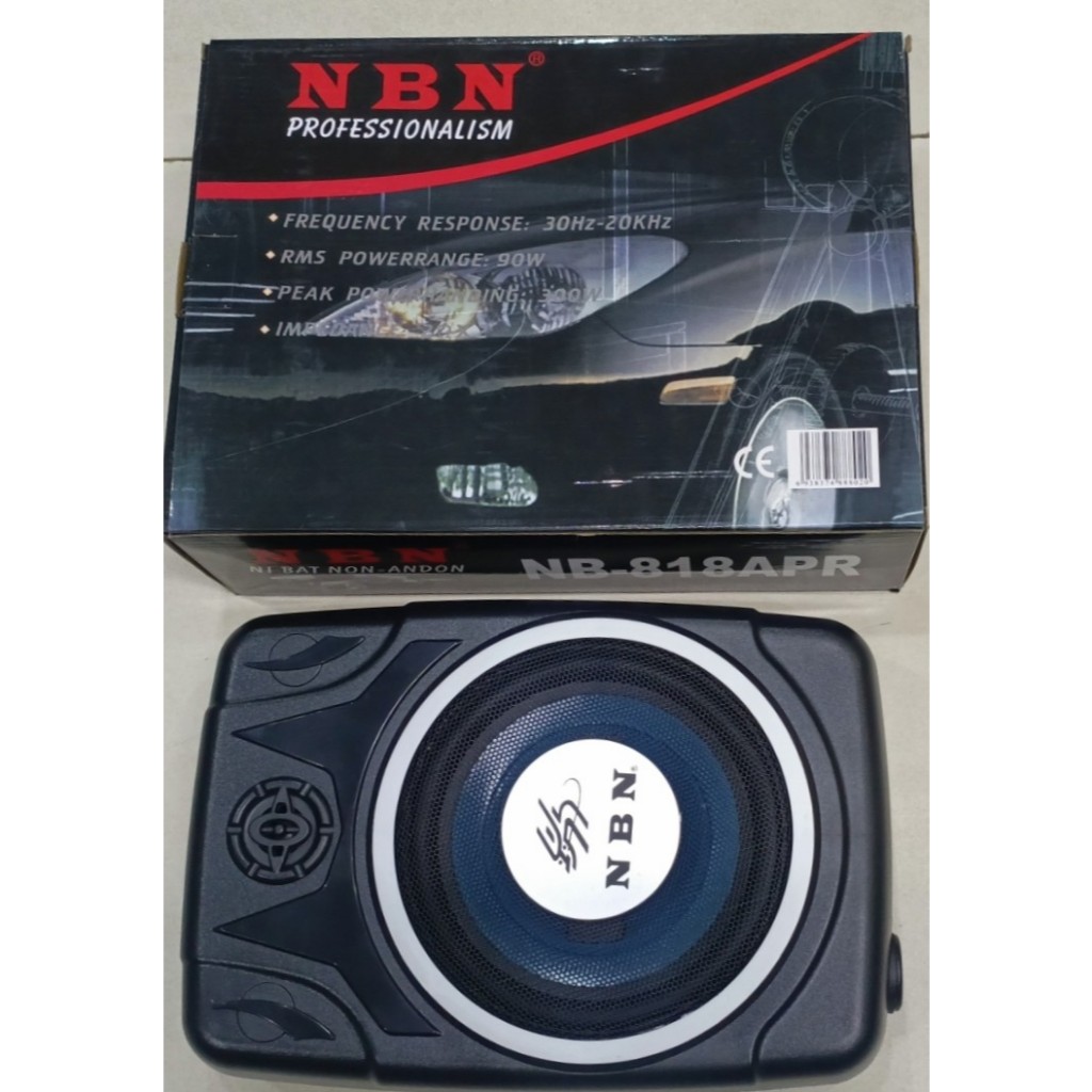 NBN NB-818APR 8" UNDERSEAT CAR SUBWOOFER SPEAKER | Shopee Philippines