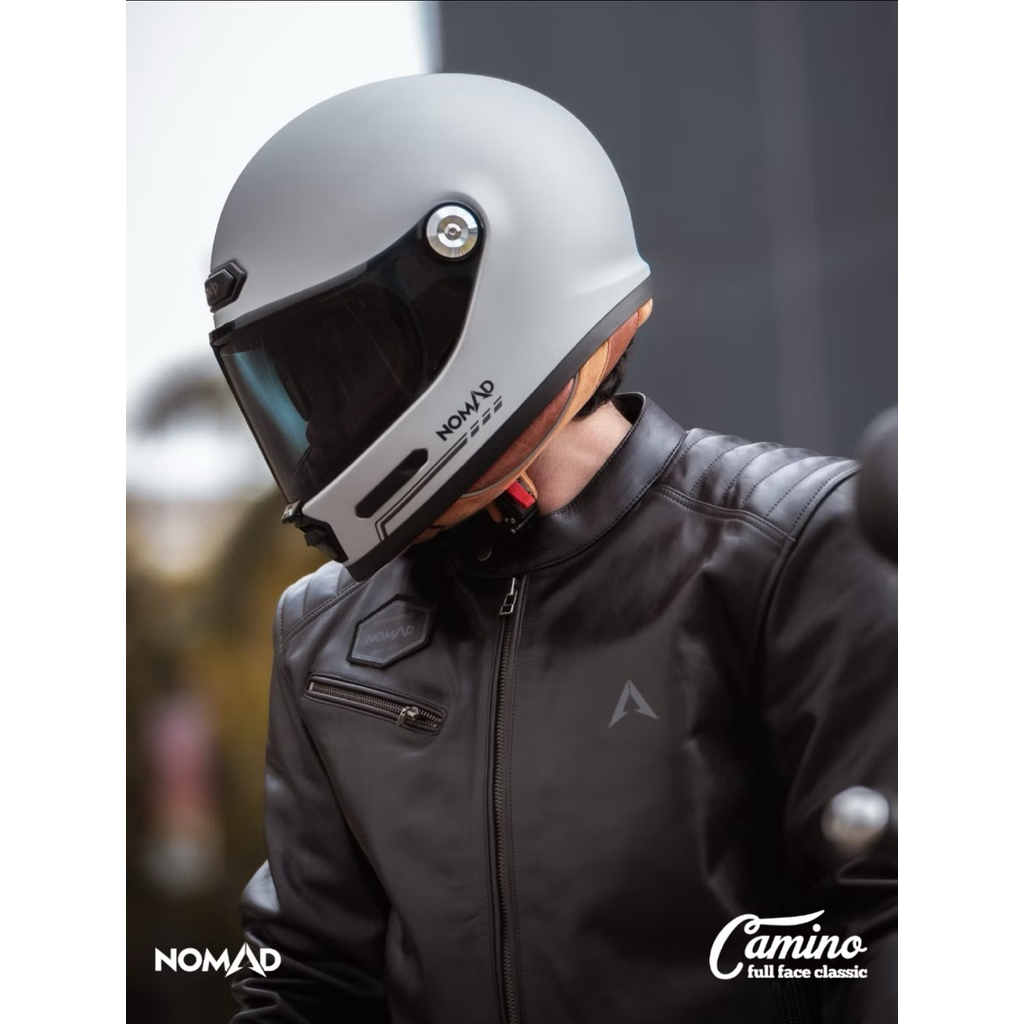 Nomad Camino Classic Full Face Helmet with Free Clear Lens (100% ...