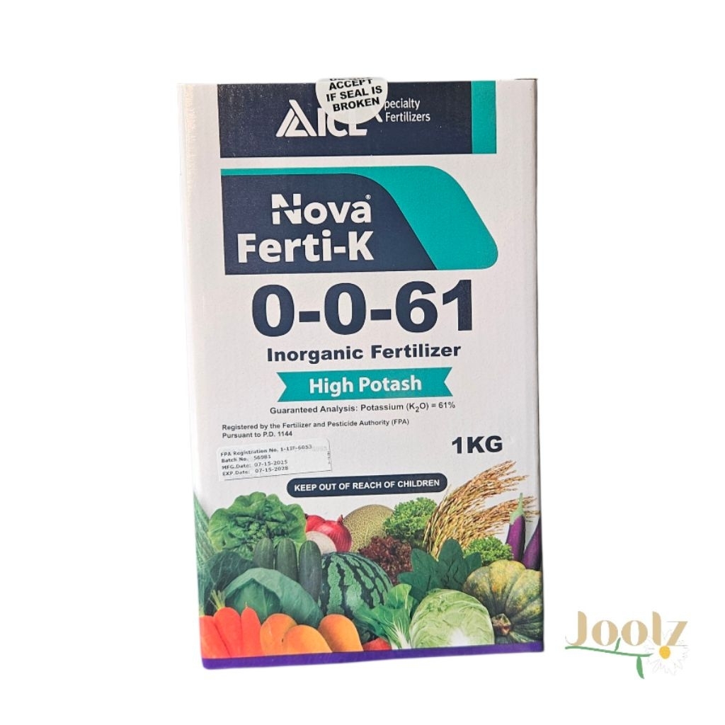 Nova Ferti-K 0-0-61 Fertilizer High Potash 1kg | Shopee Philippines