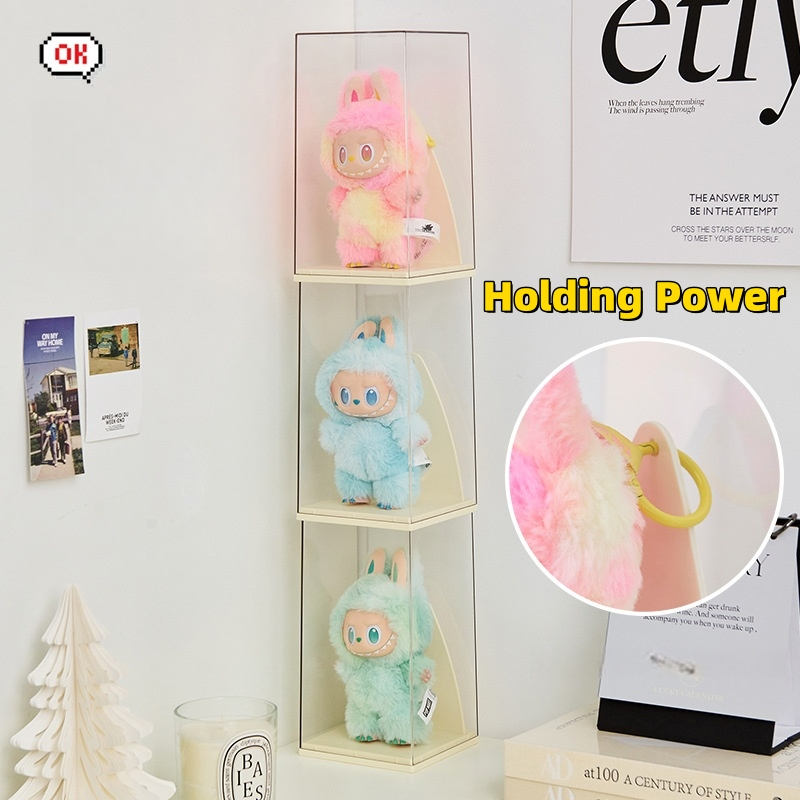 Labubu Pop Mart Blind Box Storage Cabinet: Desktop Dustproof Display ...