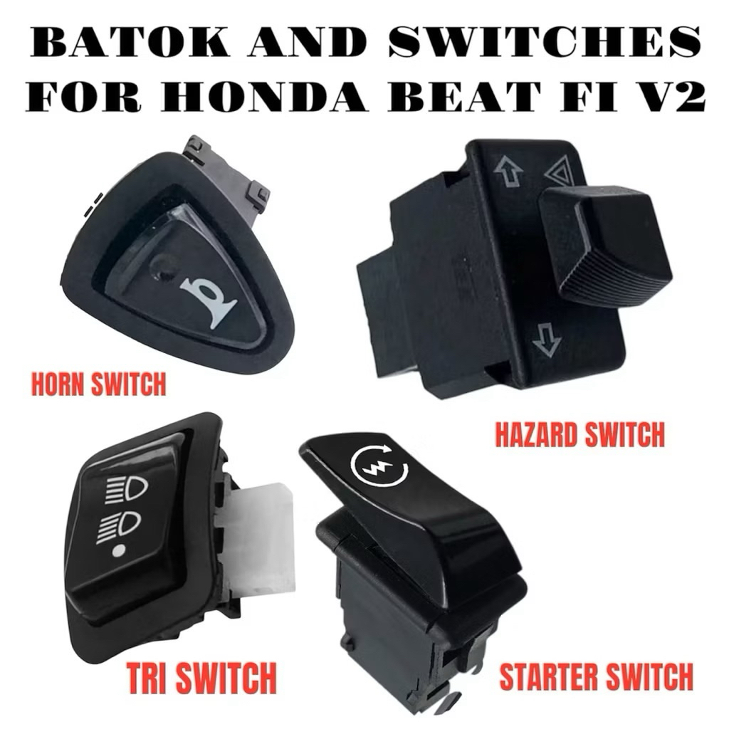 SWITCH (4in1) FOR HONDA BEAT FI V1,V2 | Shopee Philippines