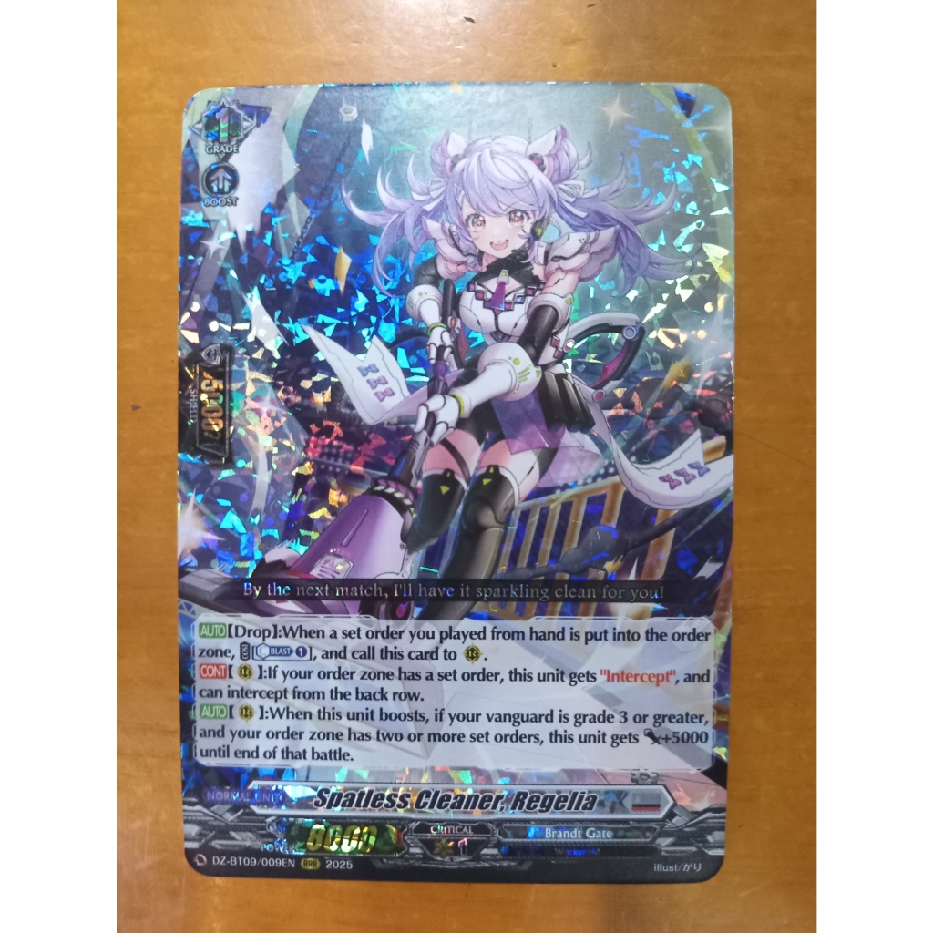CFV Spatless Cleaner, Regelia RRR DZ-BT09 Brandt Gate Cardfight Vanguard English | Shopee ...