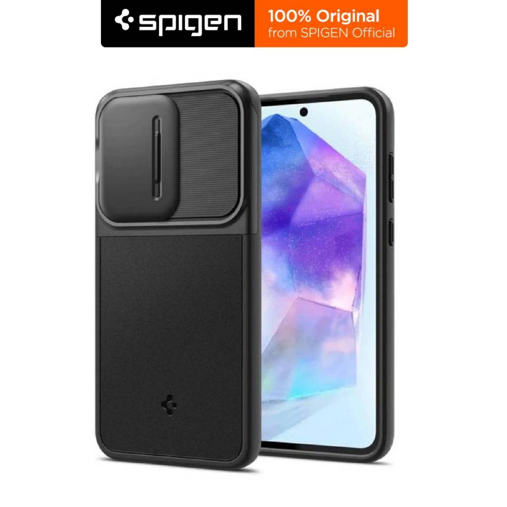 Spigen Galaxy A55 (2024) Case Optik Armor Black | Shopee Philippines