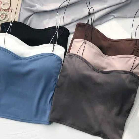 new cod 828 Women's Beautiful Back Tube Top Chest Pad U-shaped Vest ...