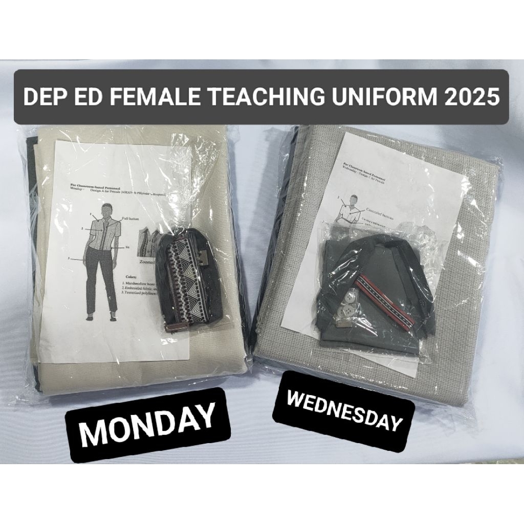 DepEd Female Teaching Uniform 2025 | Shopee Philippines