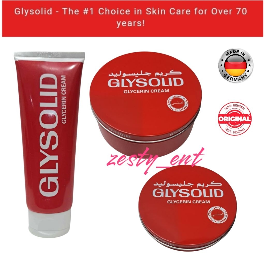 Glysolid Glycerin Cream Skin Solution from Germany | Shopee Philippines