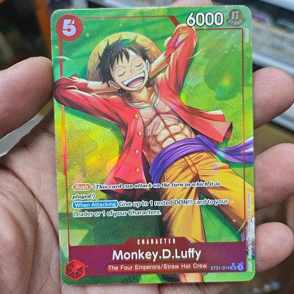 One Piece TCG [ENGLISH] ST21-014 PSR Monkey D. Luffy [Full art] | Shopee Philippines