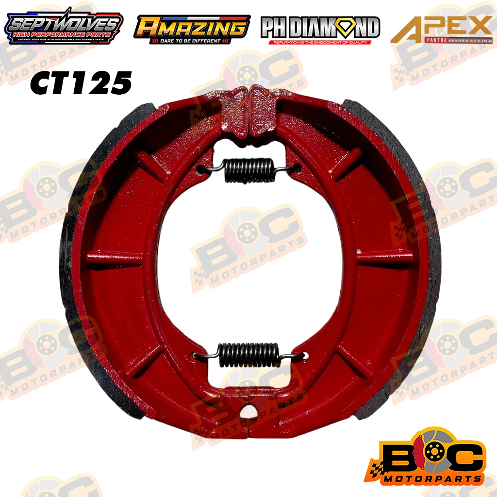 ️ Brake Shoe CT125, Skydrive, Rouser, CT150, Burgman Rim 12, HD3, Wind ...
