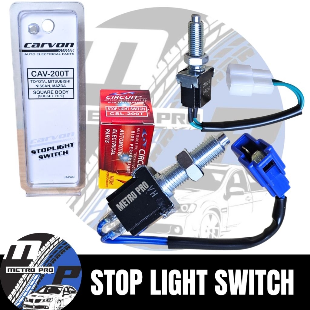 Stop Light Switch(CSL-200T/CAV-200T)Circuit Or Carvon Brand Square Body ...