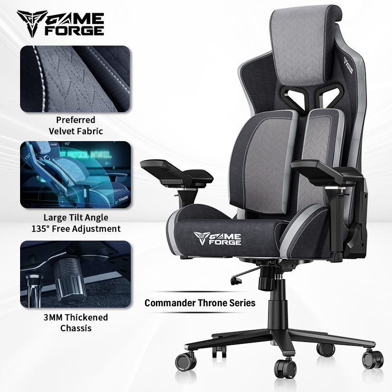 GAMEFORGE Commander Throne Gaming Chair ergonomic chair | Shopee ...