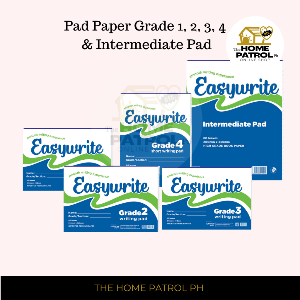 Home Patrol - EASYWRITE ADVANCE Writing Pad Paper Intermediate, Grade 1 ...