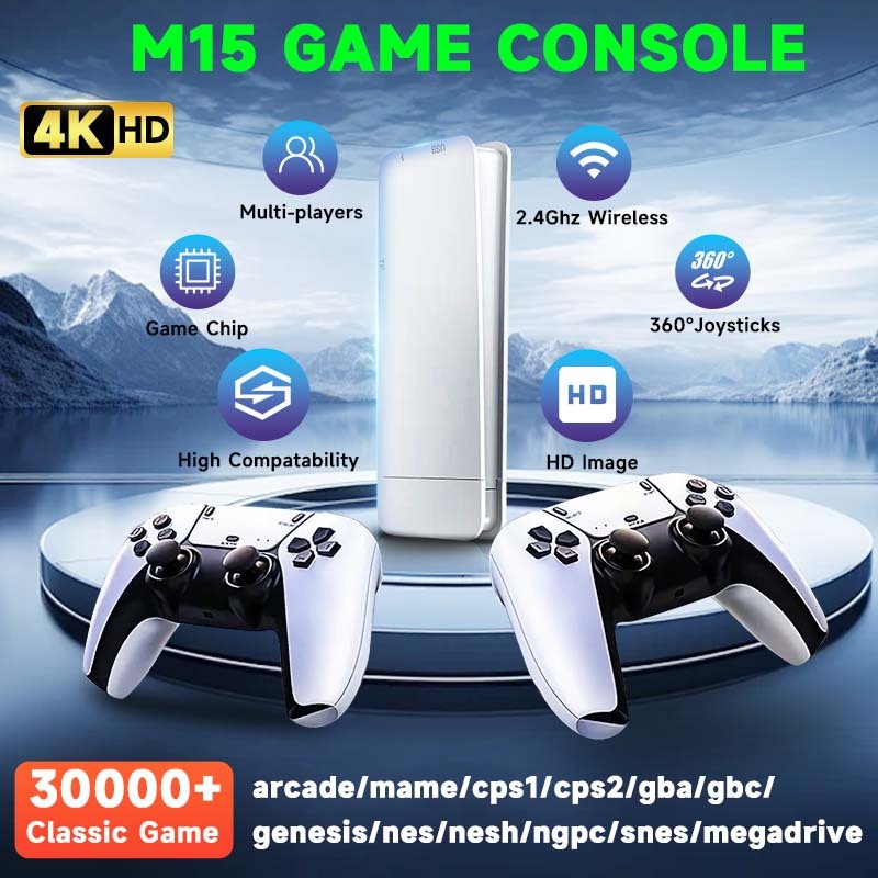 【2K+Sold】M15 30K+Games Stick Dual Controller Game Console Classic Game ...