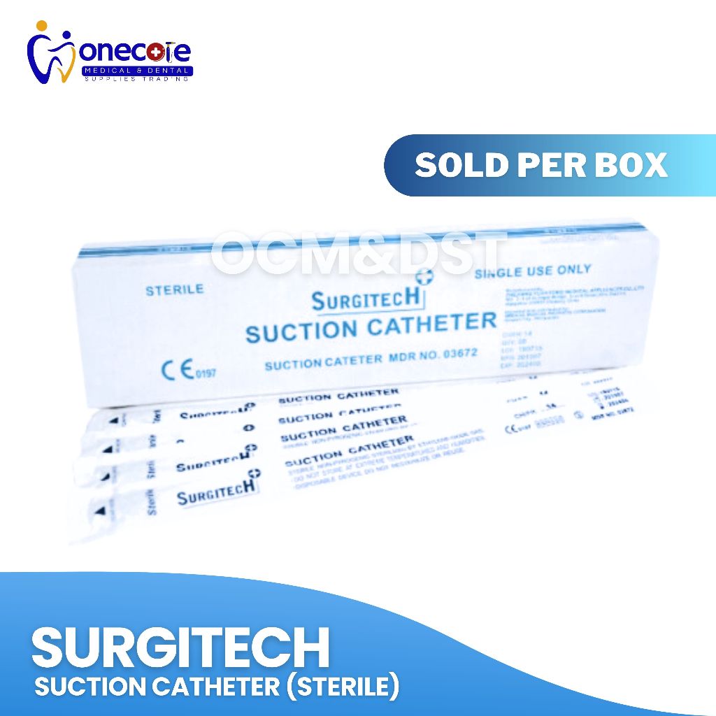 Surgitech Suction Catheter [Fr8,Fr10,Fr12,Fr14,Fr16,Fr18] Sold Per Box ...