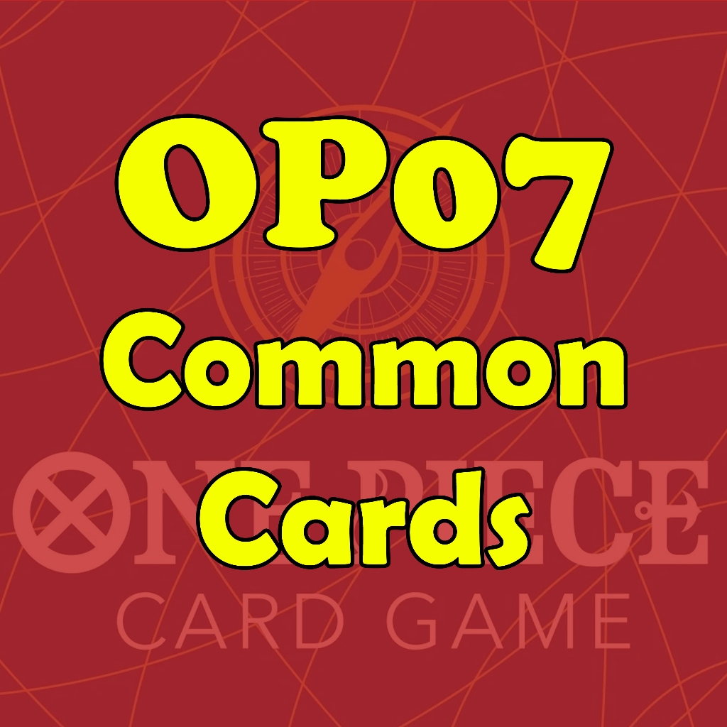 One Piece Card Game TCG OP07 COMMON Cards - 500 Years in the Future | Shopee Philippines