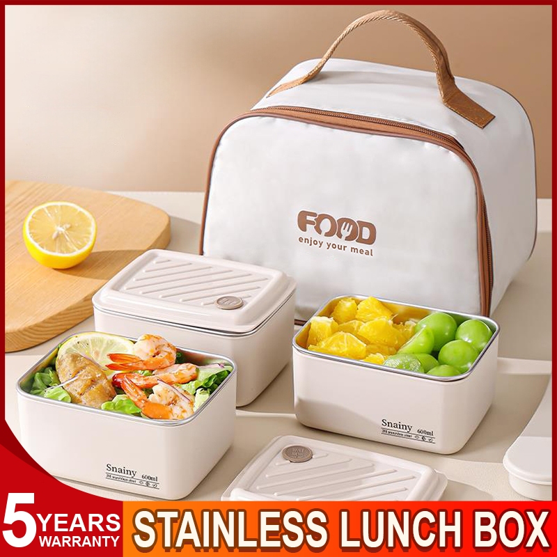Eone Home SUS316 Stainless Steel Lunch Box Set With Bag Portable ...