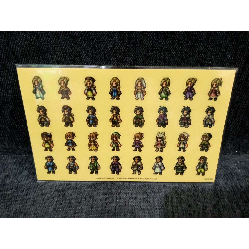 Octopath Traveler Pixel Art Sticker ( Brand New) | Shopee Philippines