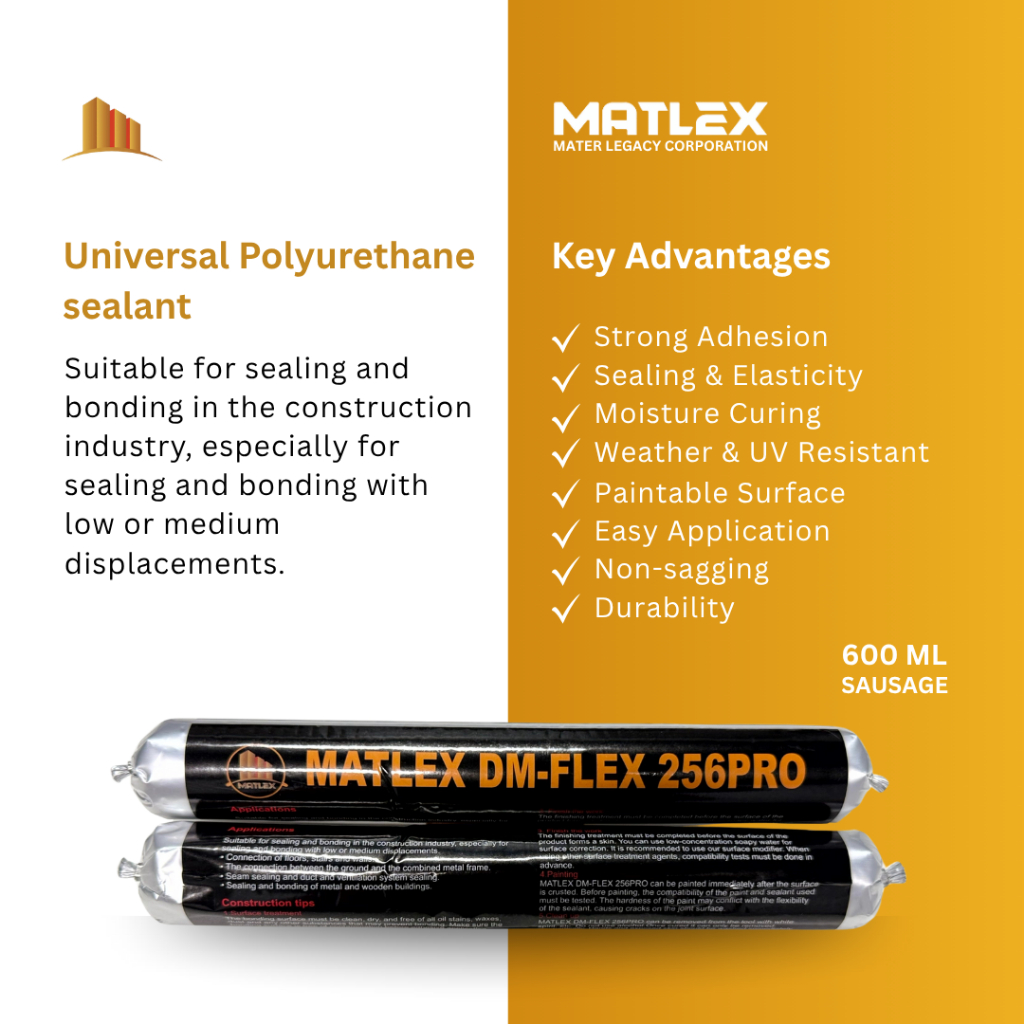 MATLEX DM-FLEX 256PRO - Universal Polyurethane sealant | Shopee Philippines