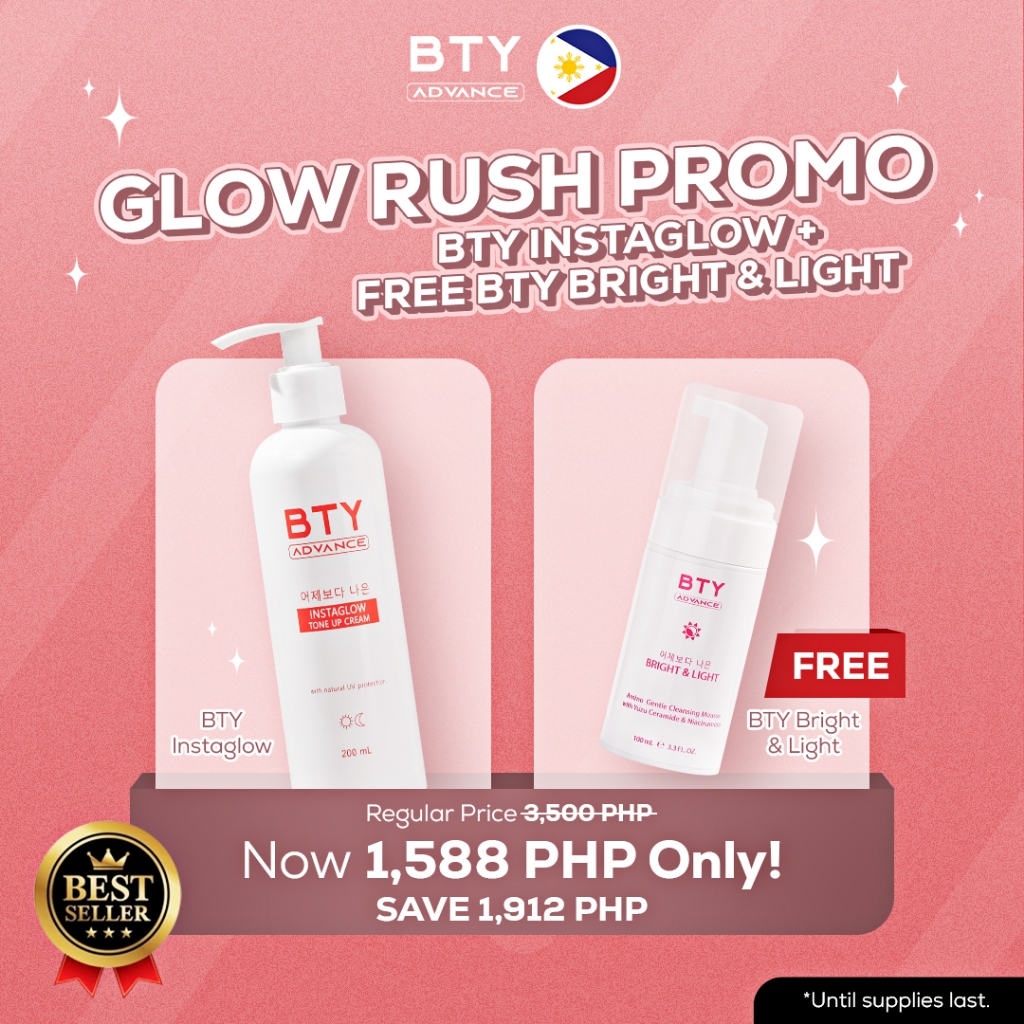 BTY Advance INSTAGLOW 200ML with FREE BRIGHT AND LIGHT (IG+BL) | Shopee ...