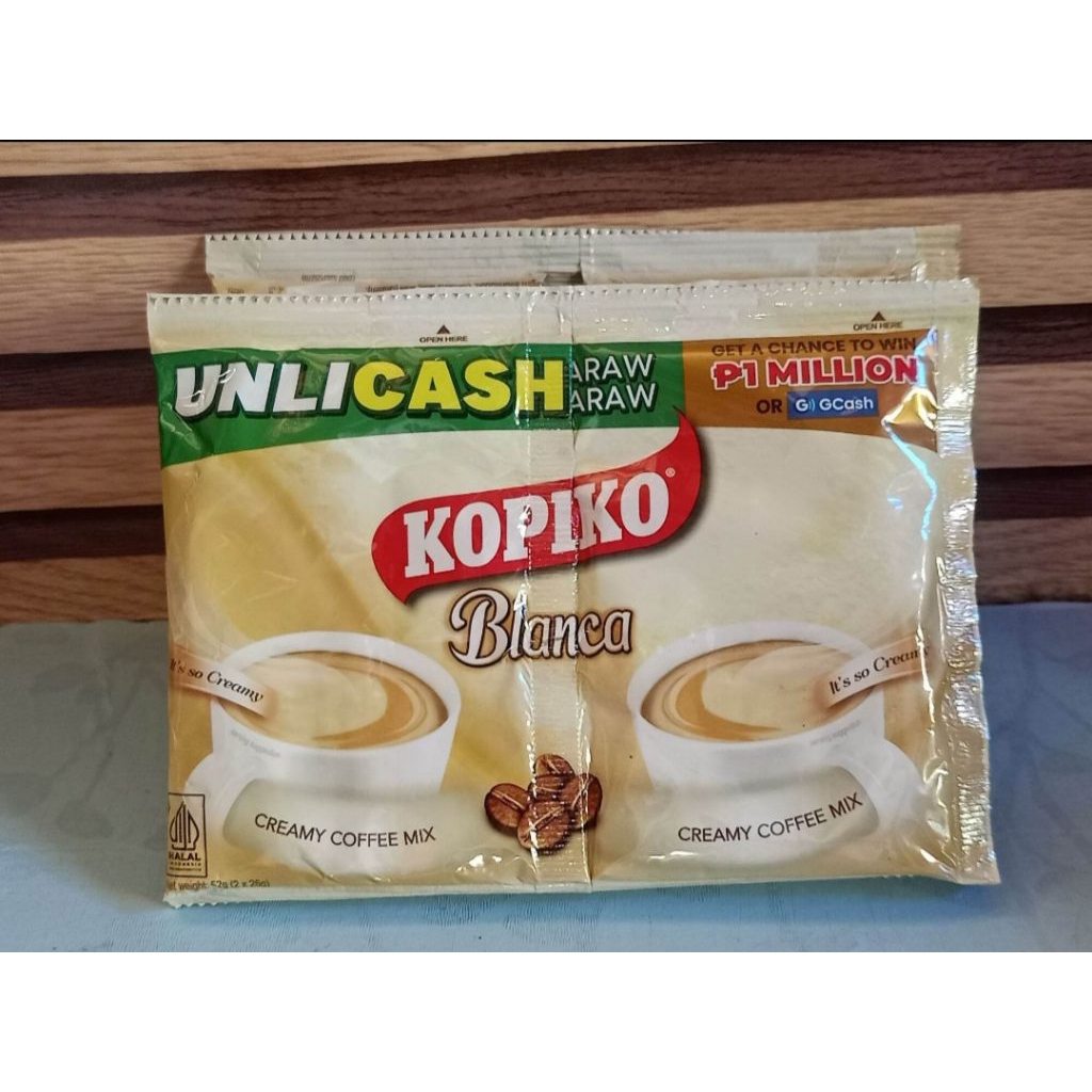 KOPIKO BLANCA TWIN PACK 52g (5 PIECES) | Shopee Philippines