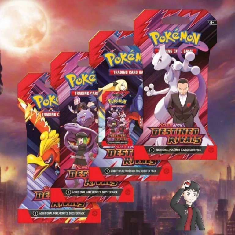 Pokemon TCG Destined Rivals Sleeved Booster Pack | Shopee Philippines