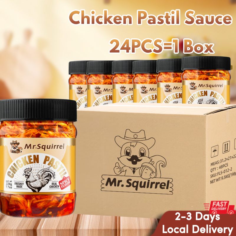 Spicy Chicken Pastil 220G PER PCS ( 1 BOX 24 PCS ) Halal Foods Pastil ...