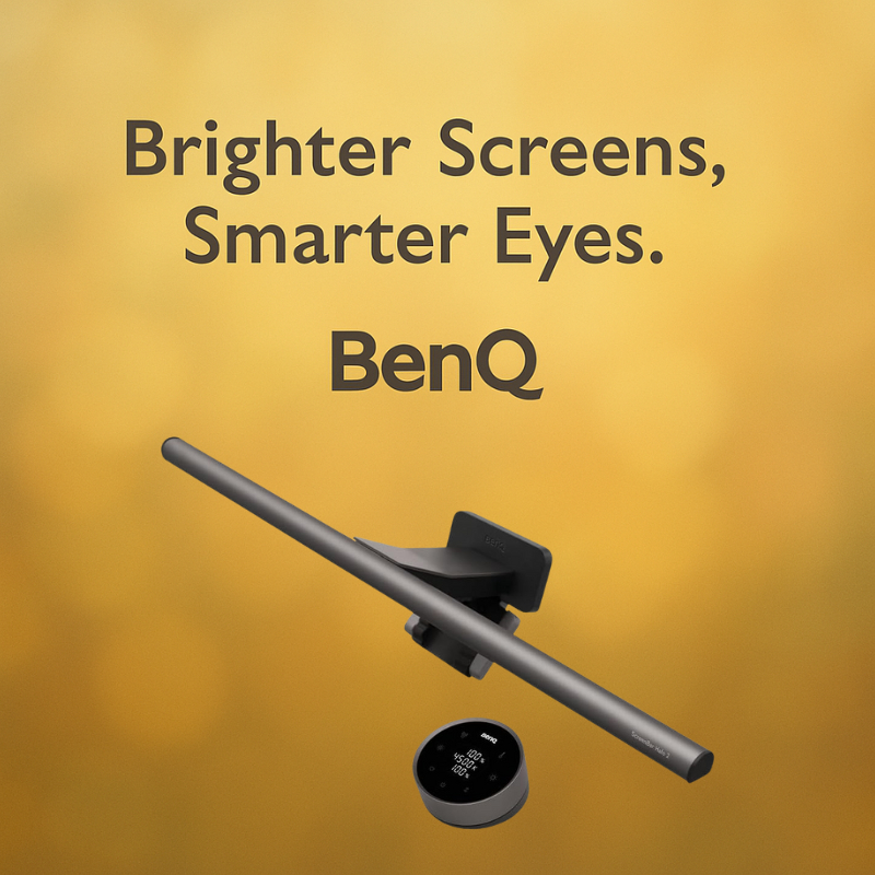 BenQ ScreenBar Halo 2 Monitor Light – Wireless LED Lamp w/ Backlight ...