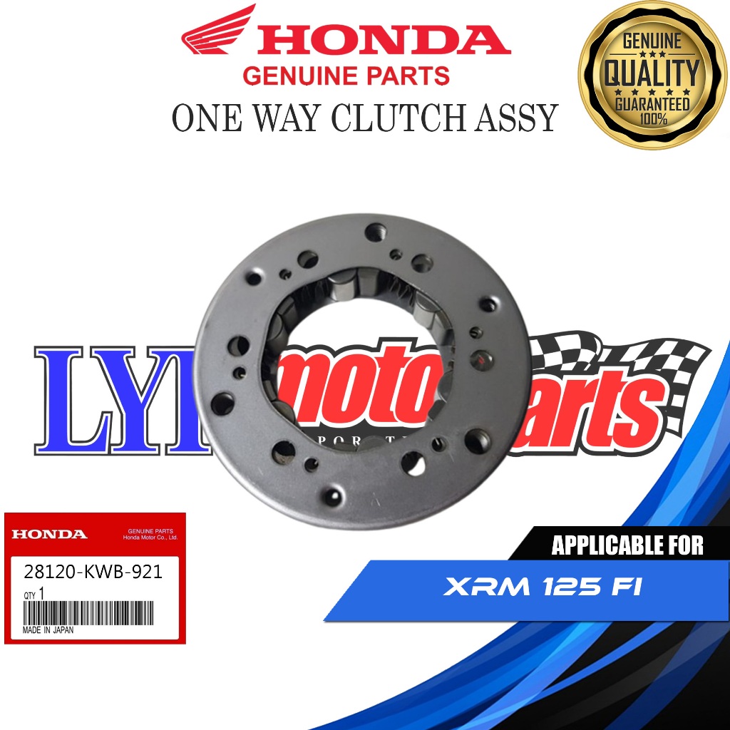 HONDA GENUINE ONE WAY CLUTCH ASSY FOR XRM 125 FI || 28120-KWB-921 ...