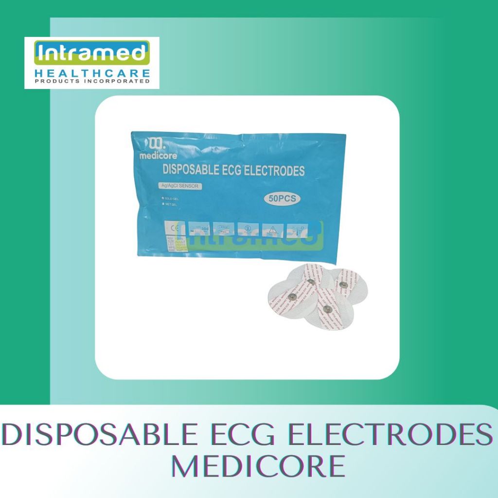 Disposable ECG Electrodes Adult, Medicore | Shopee Philippines