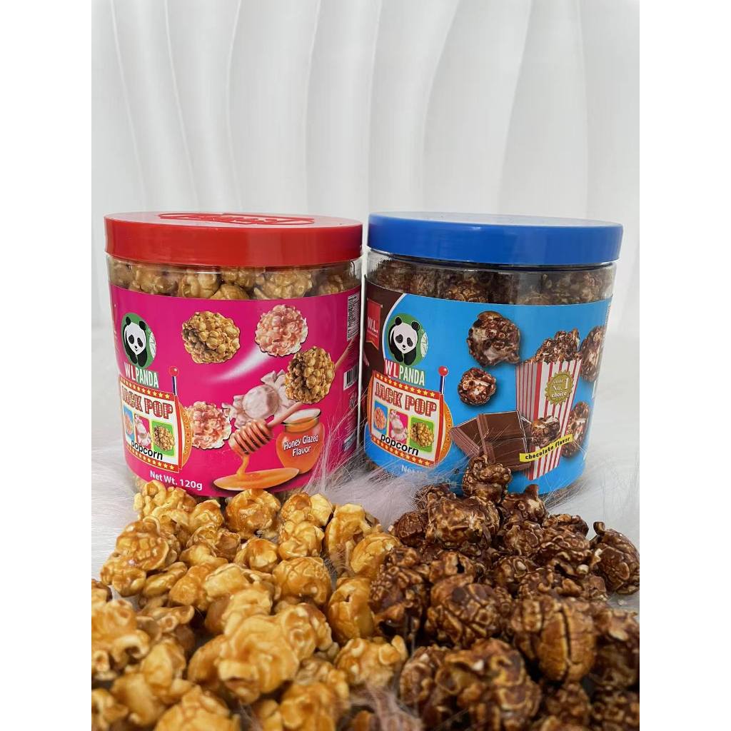 120g JACKPOP POPCORN IN A PLASTIC JAR CHOCOLATE/HONEY GLAZED FLAVOR ...