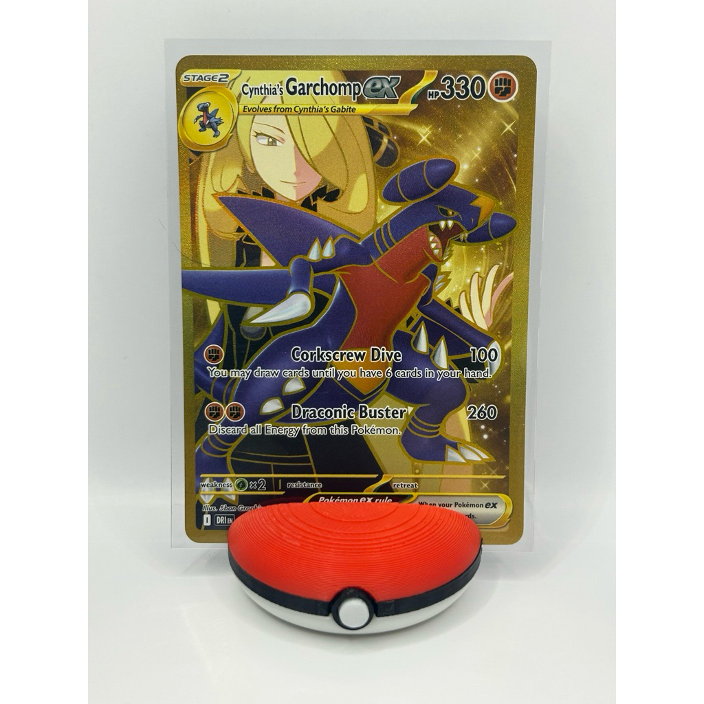 Pokemon TCG: Cynthia’s Garchomp ex - 241/182 - SV10: Destined Rivals ...