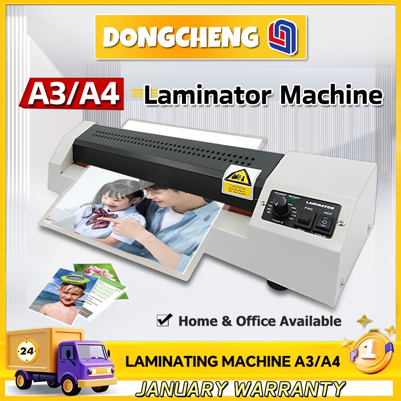 Laminator Machine A3/A4 Size Laminator [Hot&Cold Reverse] Laminating ...