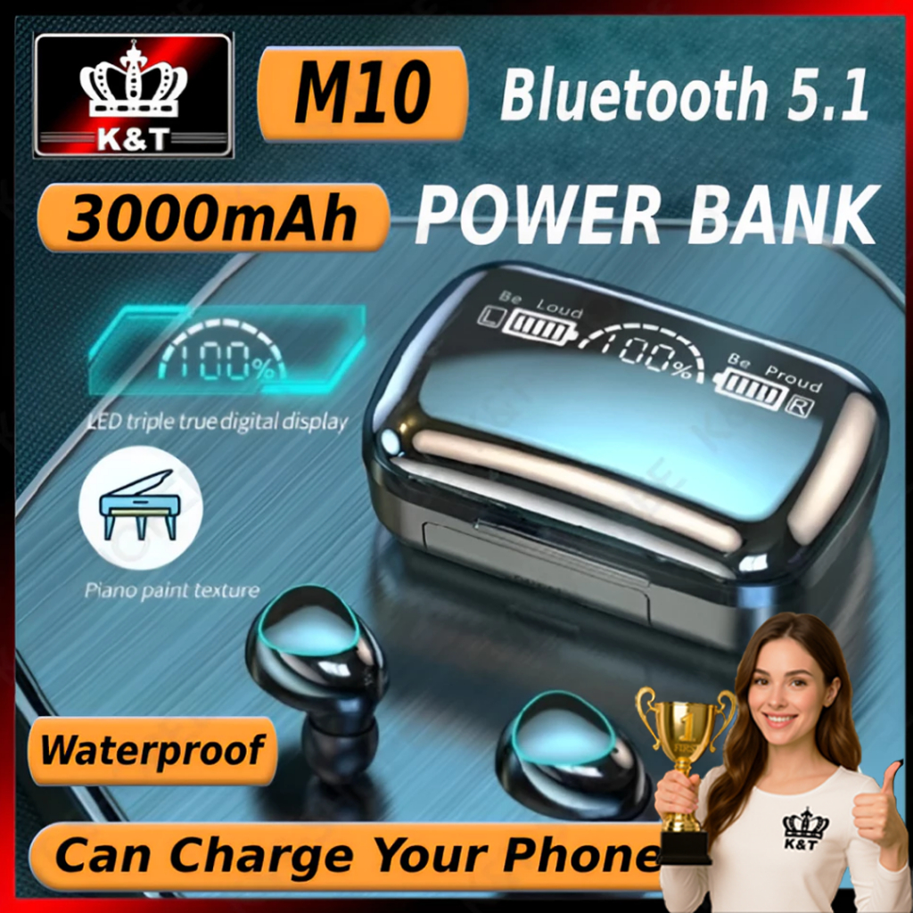 M10 or M20 Wireless Earphone Bluetooth Earbuds TWS Headset Ultimate ...