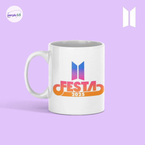 [LIMITED EDITION] BTS FESTA 2025 Mug | KPOP Fanmade Collectible Cup ...