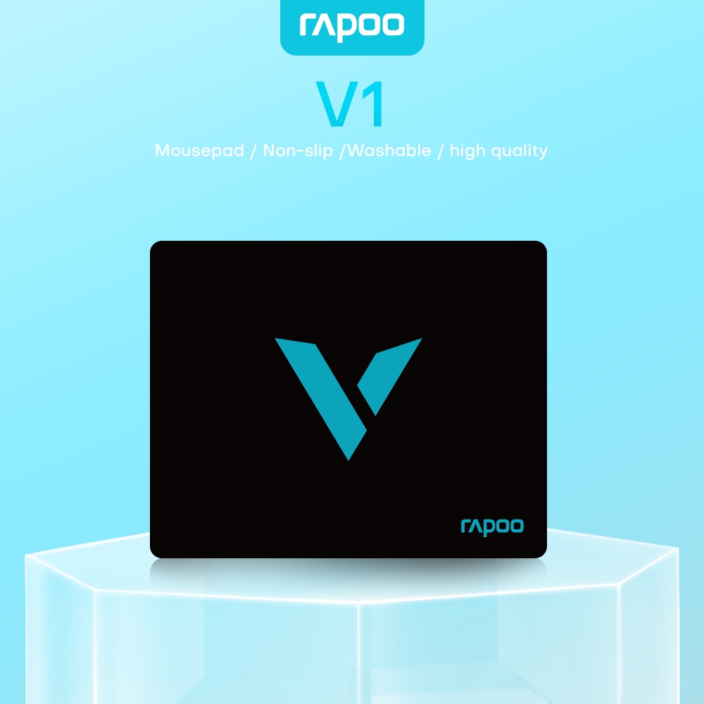 Rapoo V1 Gaming Mouse Pad (Black) | Shopee Philippines