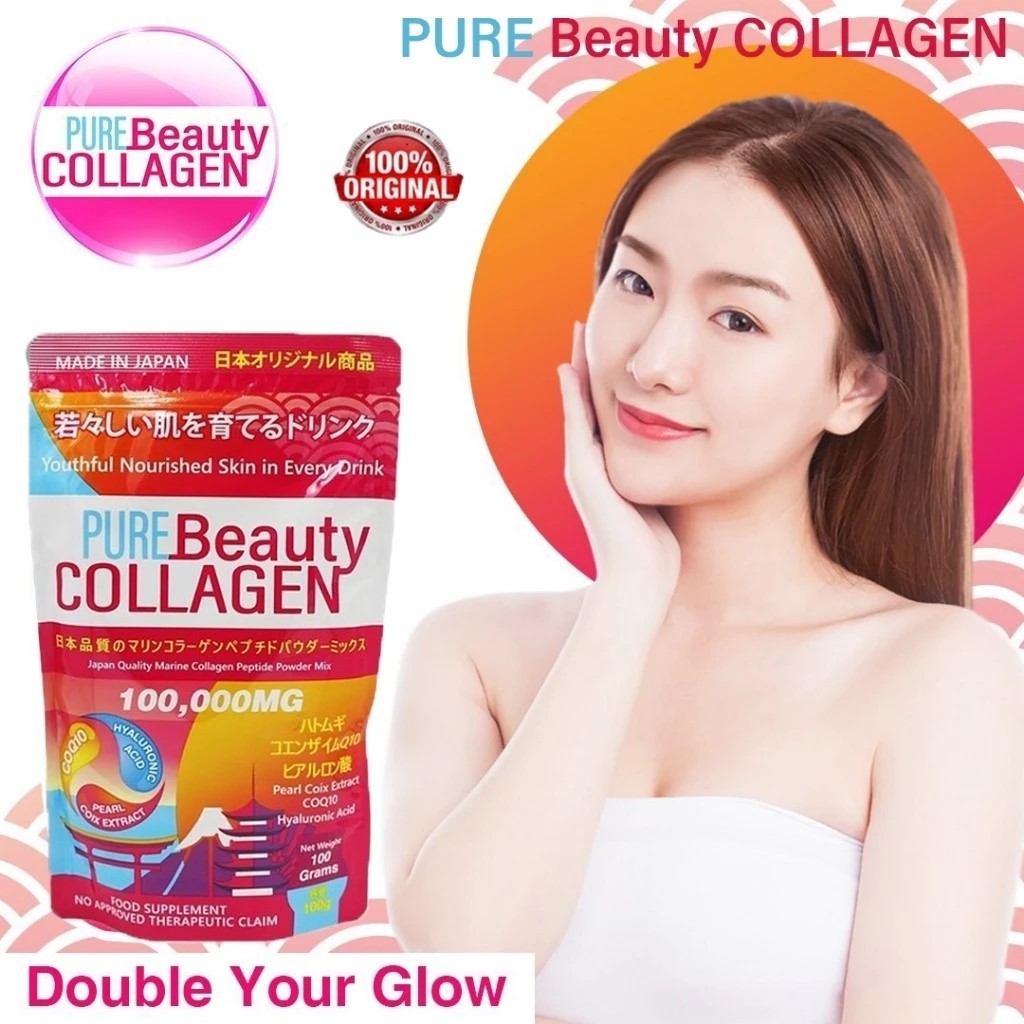 PURE BEAUTY COLLAGEN POWDER MIXPBC Powder Japan pbc powder collagen ...