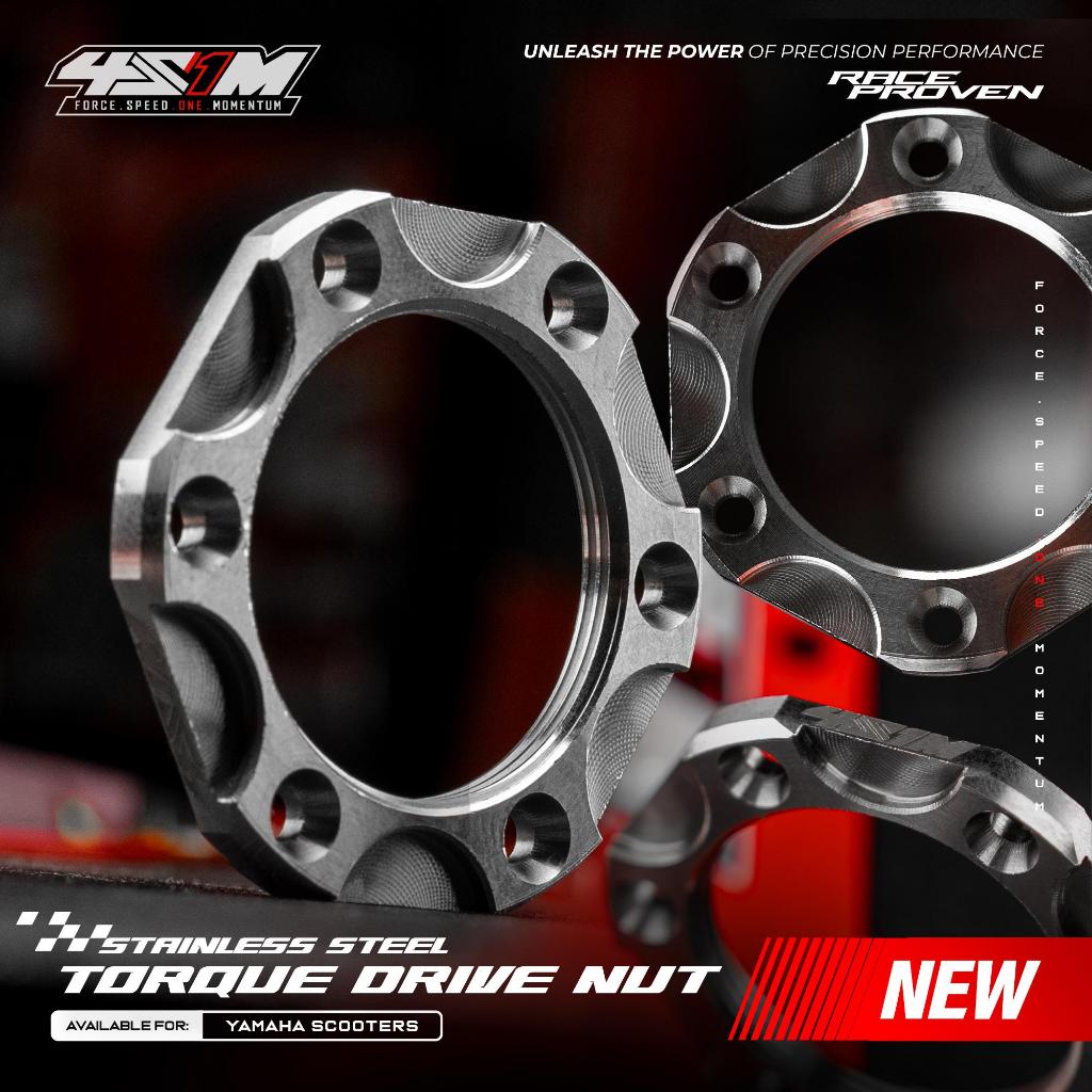 RF 4S1M TORQUE DRIVE NUT STAINLESS FOR ALL TYPES OF YAMAHA | Shopee ...