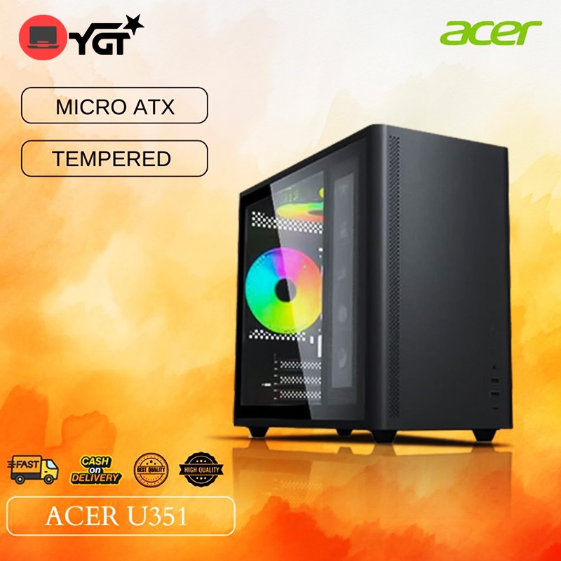 ACER U351 Gaming Case Supported Micro ATX/ITX PC Case Desktop Computer ...