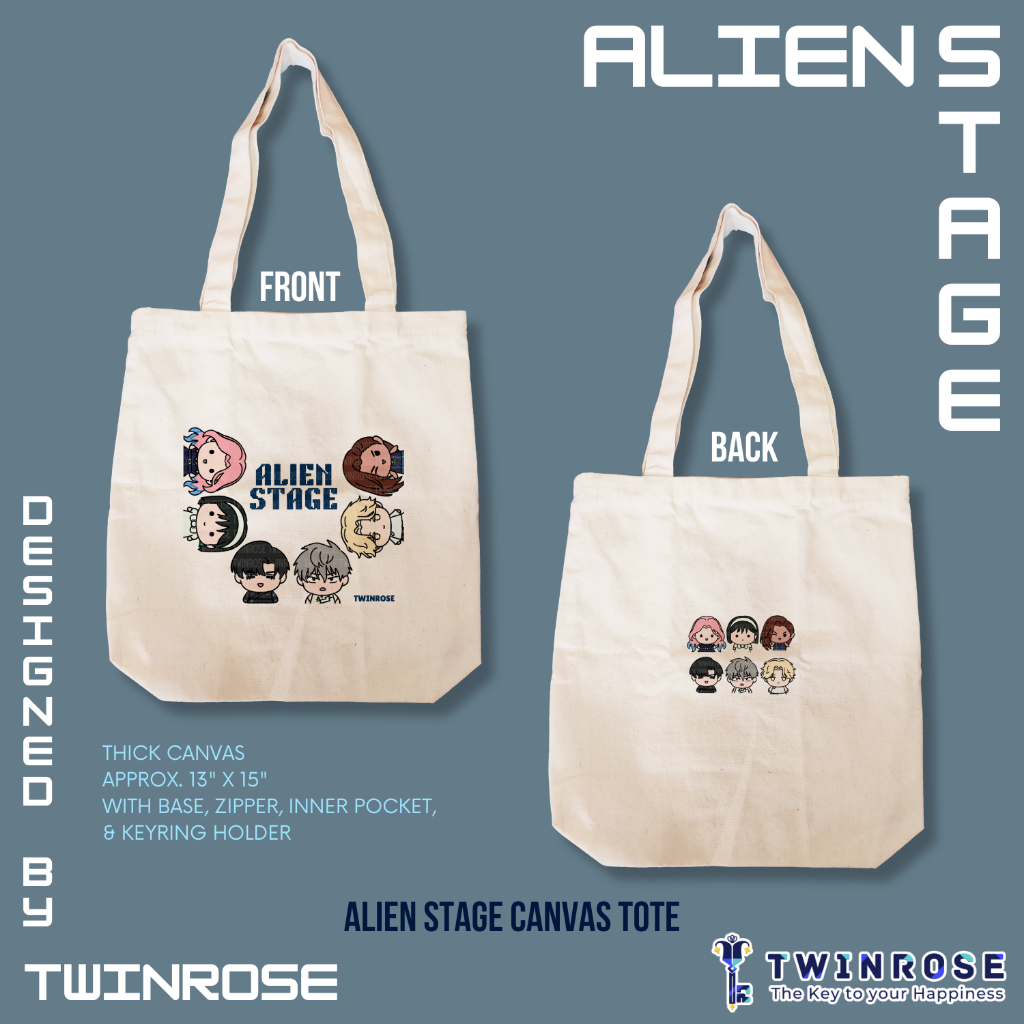 Alien Stage ALNST Canvas Tote Bag [Twinrose] | Ivan Till Mizi Sua Luka ...
