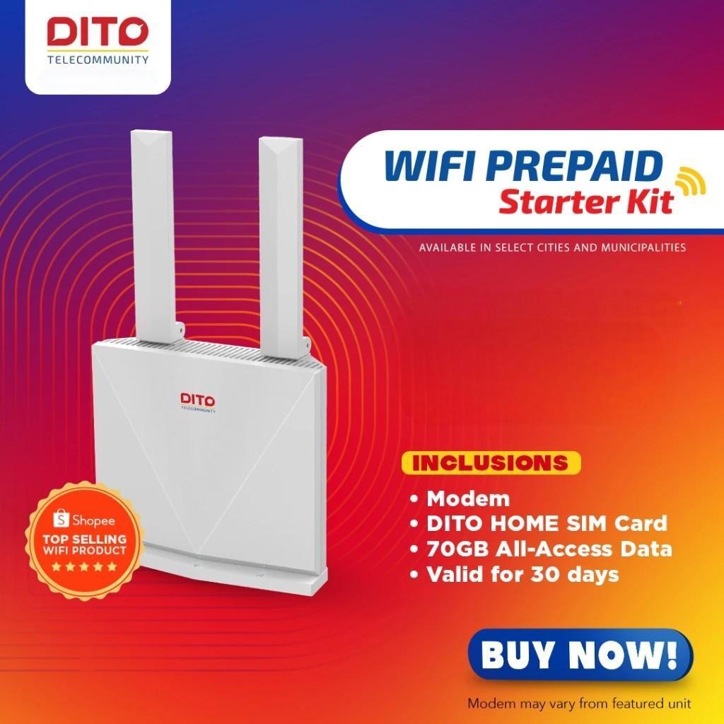 DITO Home WiFi Kit w/ 70GB Data for 30 Days | Shopee Philippines
