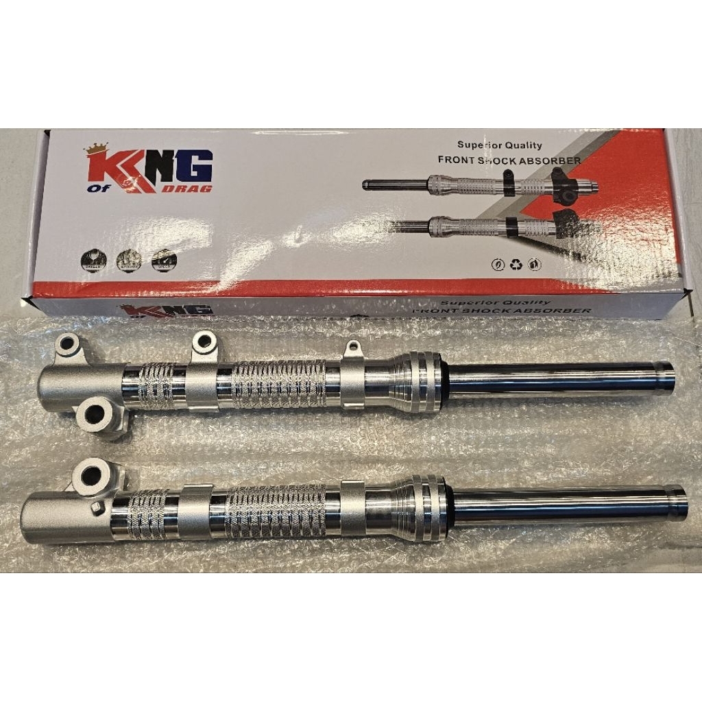 KING DRAG FRONT SHOCK SUSPENSION FOR HONDA CLICK 125 V2 V3 V4 / 150 V2 ...
